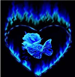 Blue Flame Heart gif by Luckydude1972 | Photobucket