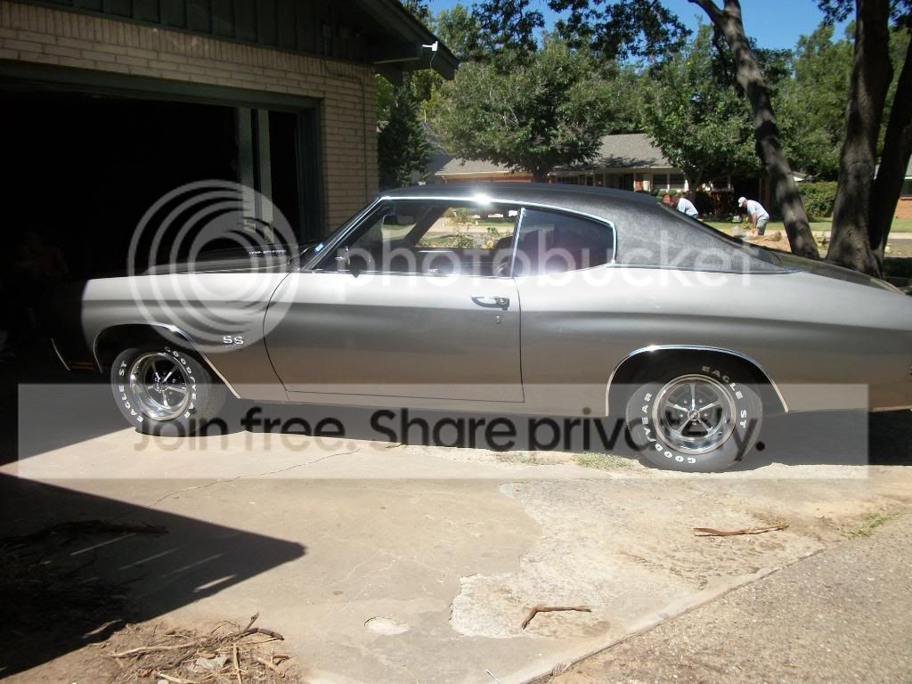 70-72 lowered black wheels pics. | Chevelles.com