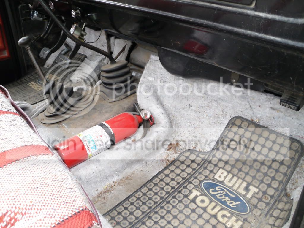 fire extinguisher inside cab - Ford Truck Enthusiasts Forums