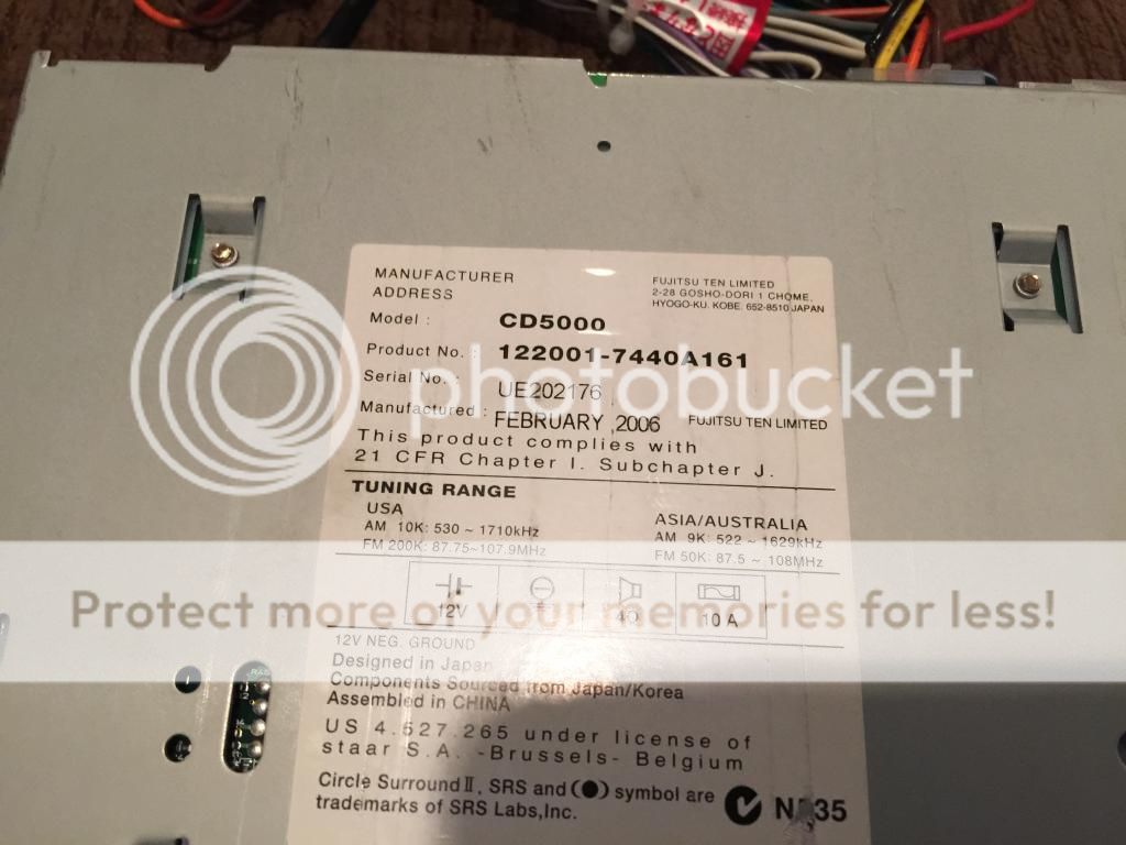 Headunits: Eclipse CD5000 (x2), CD5030 (x1), JVC double DINS (x2 ...