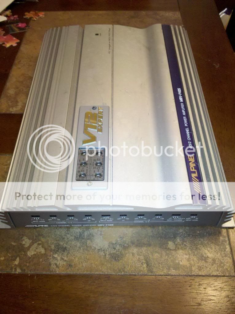 3 Alpine V12 Expert amps- MRV-1505, MRV-1005, MRV-F405 | DIYMobileAudio ...