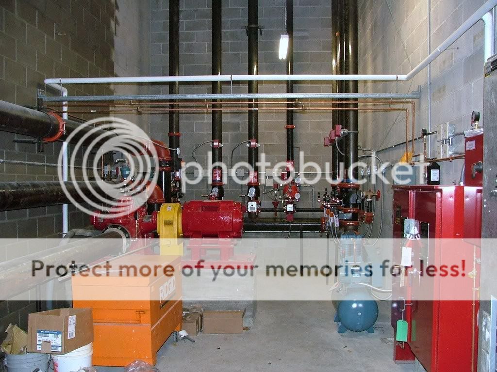 Emt passing through fire pump room | Electrician Talk