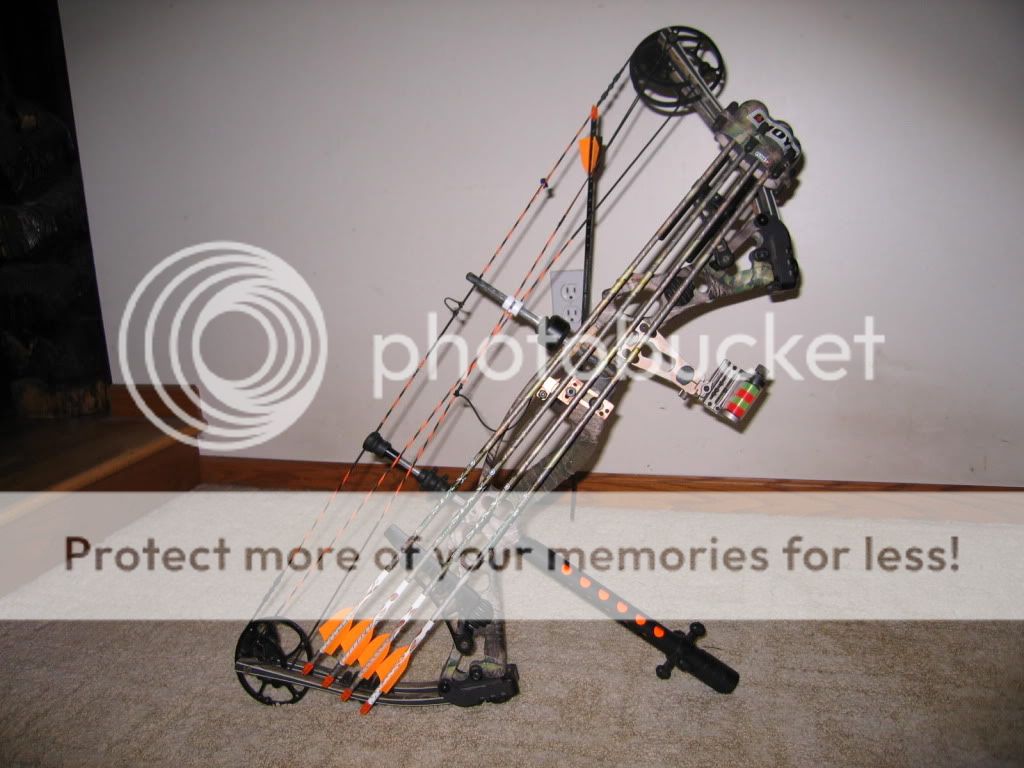 Bows with orange and black strings, arrows, or sling | Archery Talk Forum